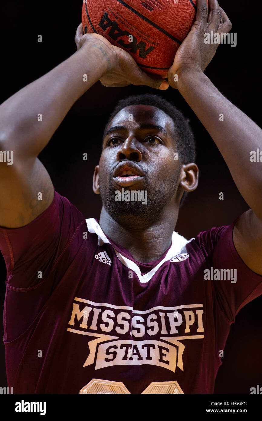Knoxville, Tennessee, USA. 3rd February, 2015. Gavin Ware #20 of the ...