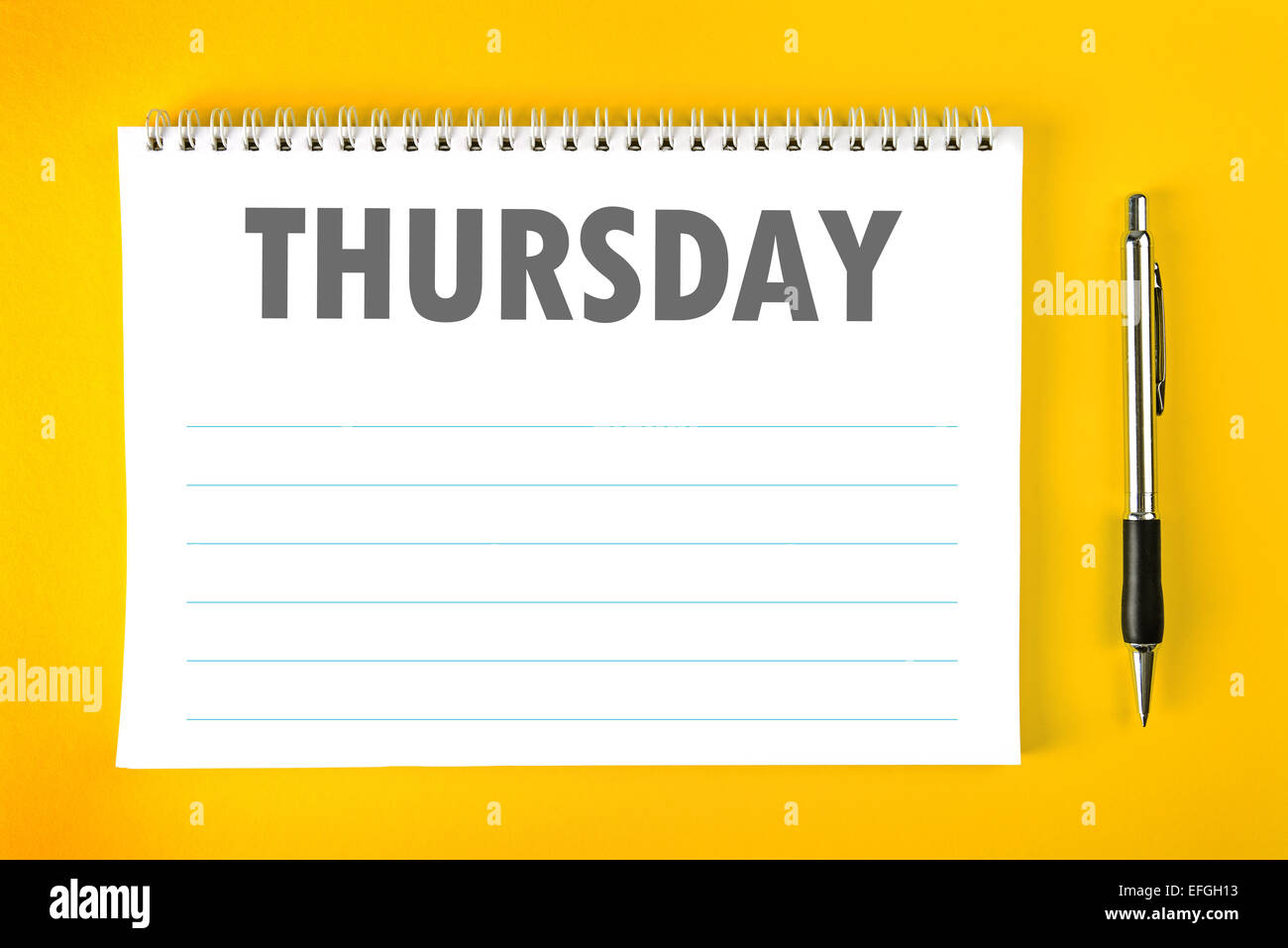 Thursday calendar hi-res stock photography and images - Alamy