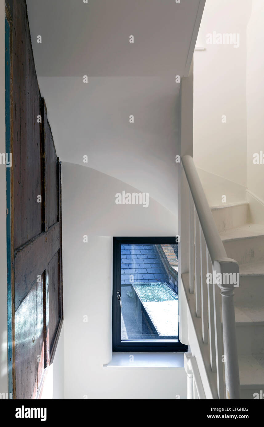 View from first floor window hi-res stock photography and images - Alamy