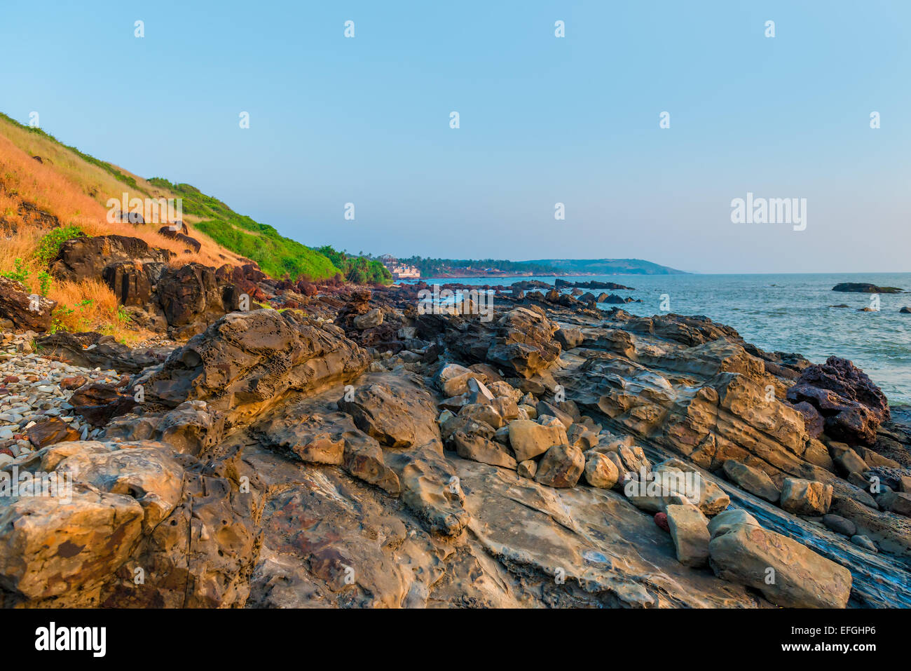 Rocky beaches india hi-res stock photography and images - Alamy