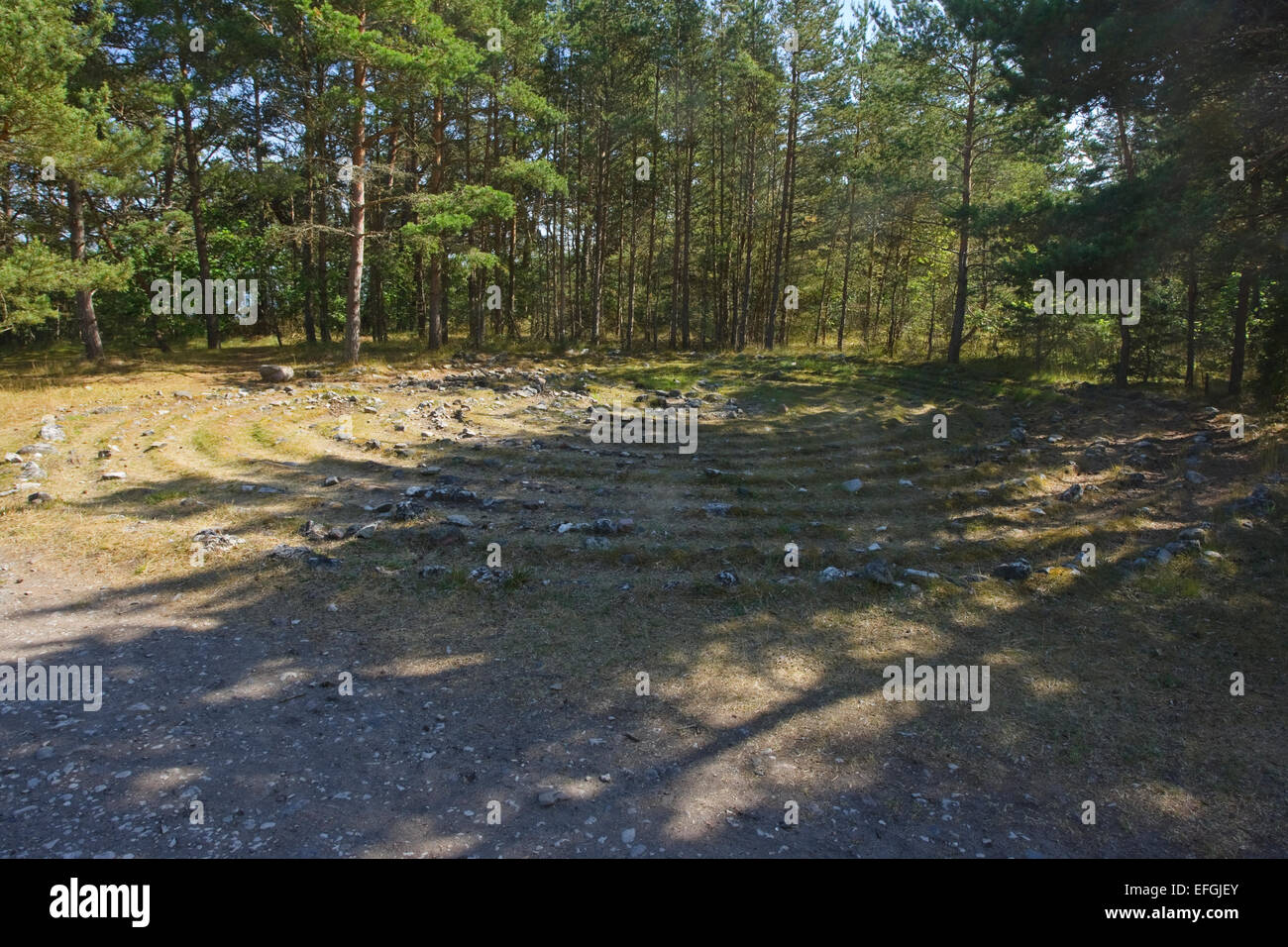 Trojaborg labyrinth hi-res stock photography and images - Alamy