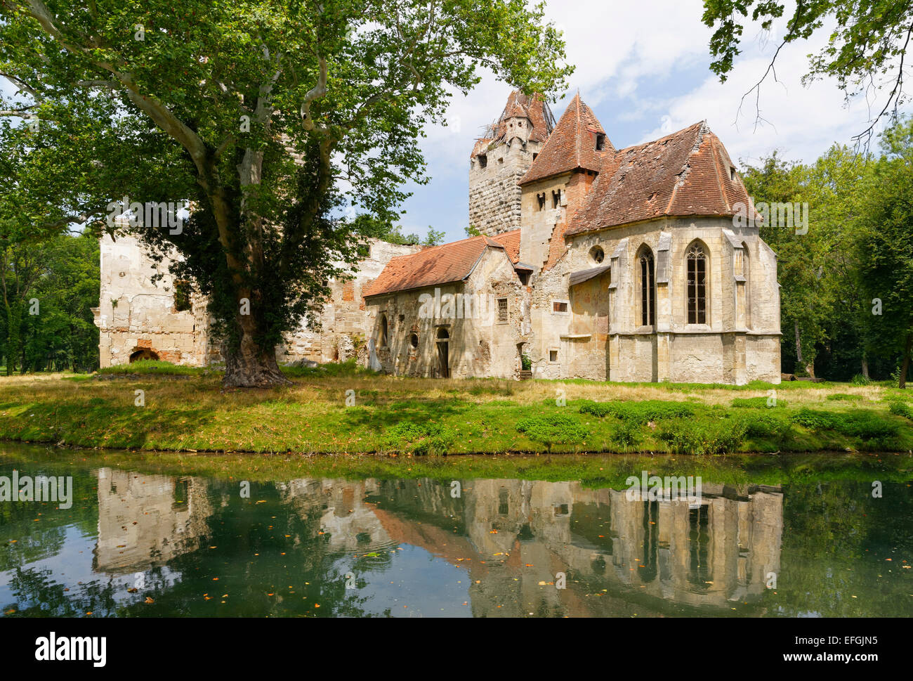 Schloss Pottendorf castle, Pottendorf, Industrieviertel, Lower Austria ...