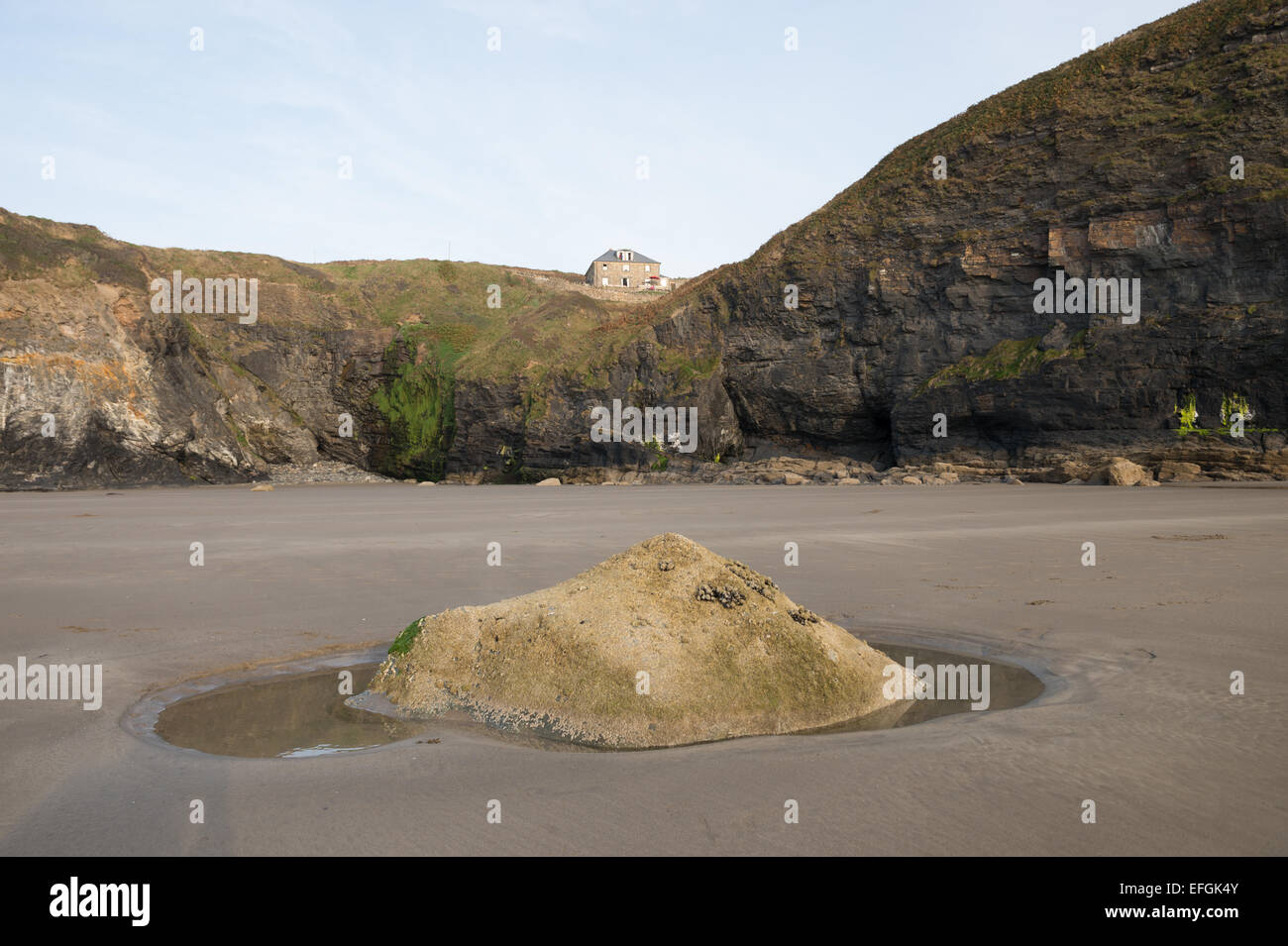 The beach below the Druidstone Hotel, West Wales Stock Photo - Alamy