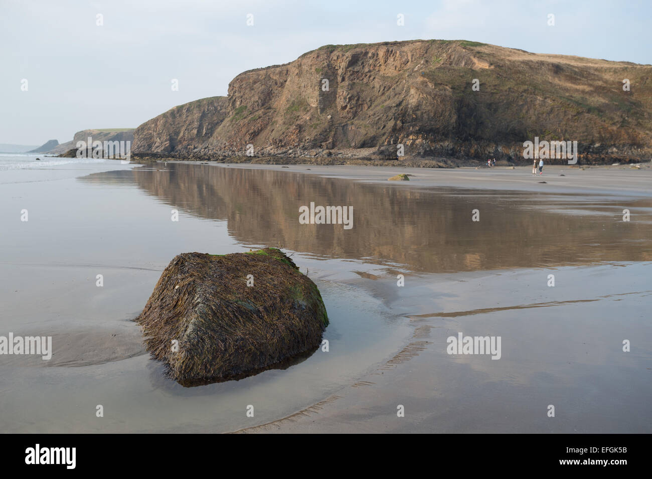 The beach below the Druidstone Hotel, West Wales Stock Photo - Alamy
