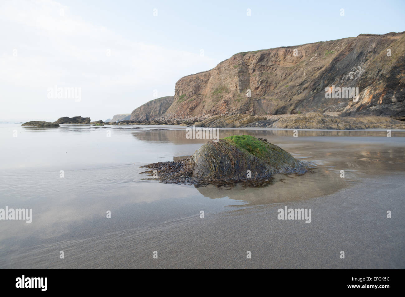 The beach below the Druidstone Hotel, West Wales Stock Photo - Alamy