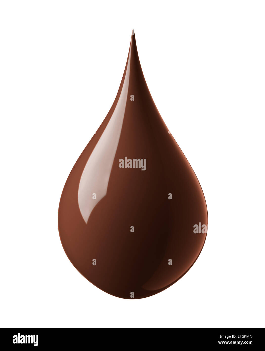 drop of chocolate isolated on white background Stock Photo - Alamy