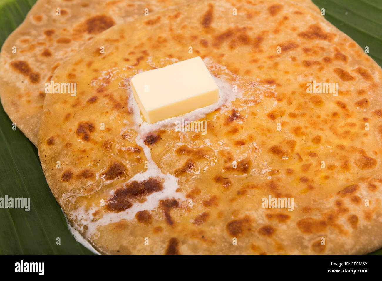 Indian paratha hi-res stock photography and images - Alamy