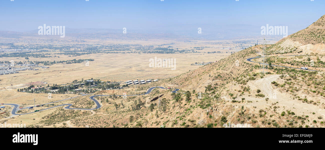Panoramic view on a city of Mekele in Ethiopia Stock Photo - Alamy