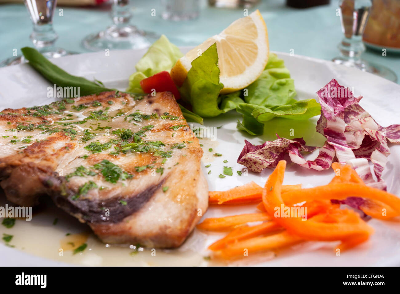 Cooking fish capri hi-res stock photography and images - Alamy