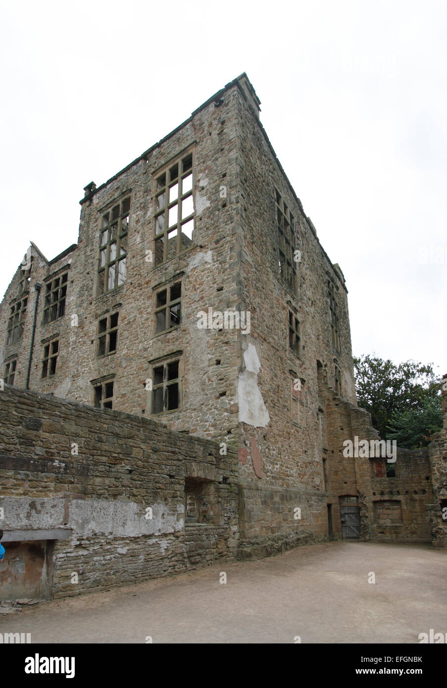 Hardwick Old Hall, original home of Elizabeth Shrewesbury wife of the ...