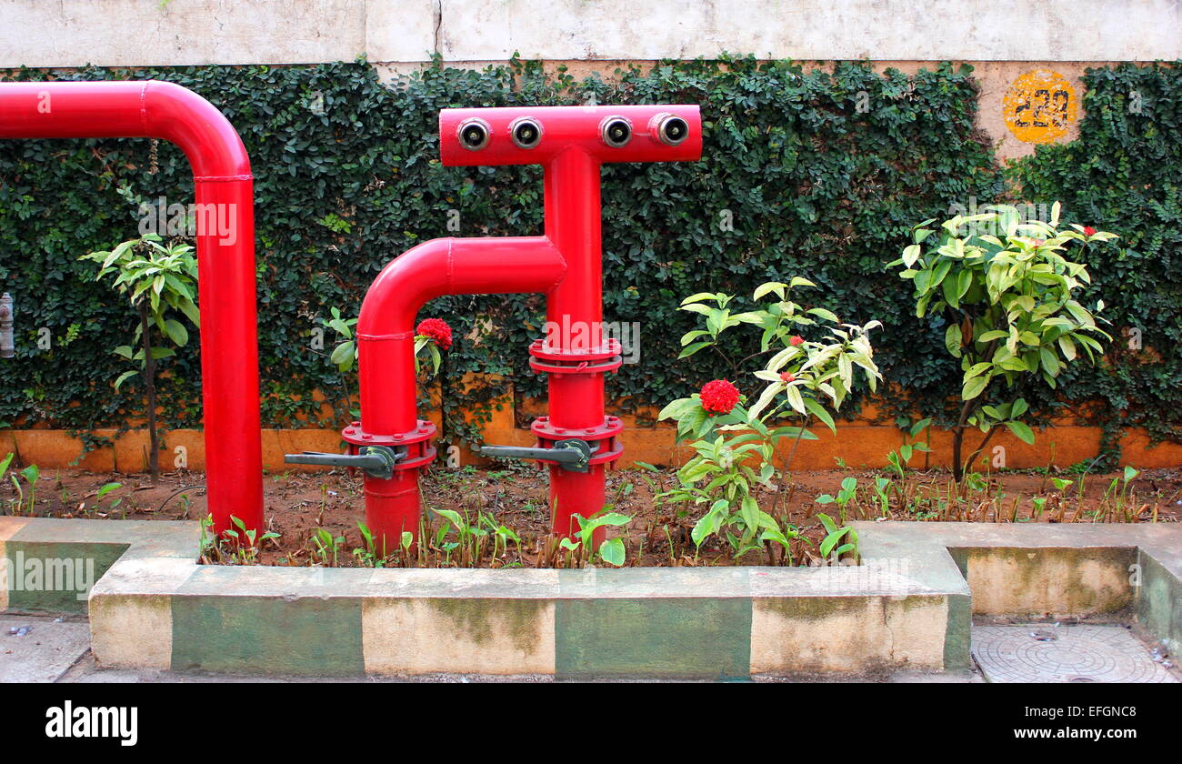Red pipe hi-res stock photography and images - Alamy