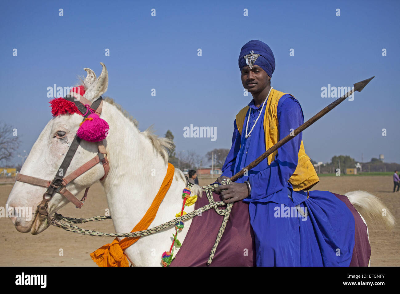 Sikh horse hi-res stock photography and images - Alamy