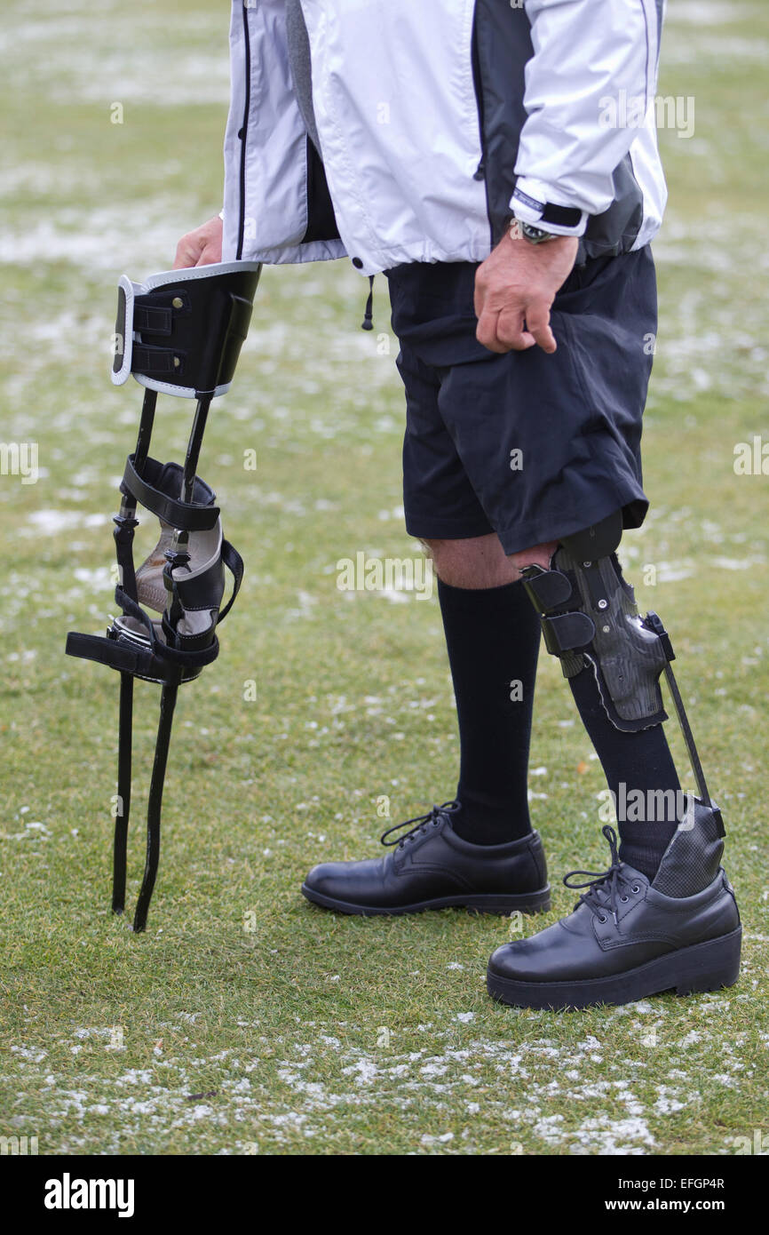 London, UK. 4th February, 2015. The world’s first lower-limb bionic exo ...