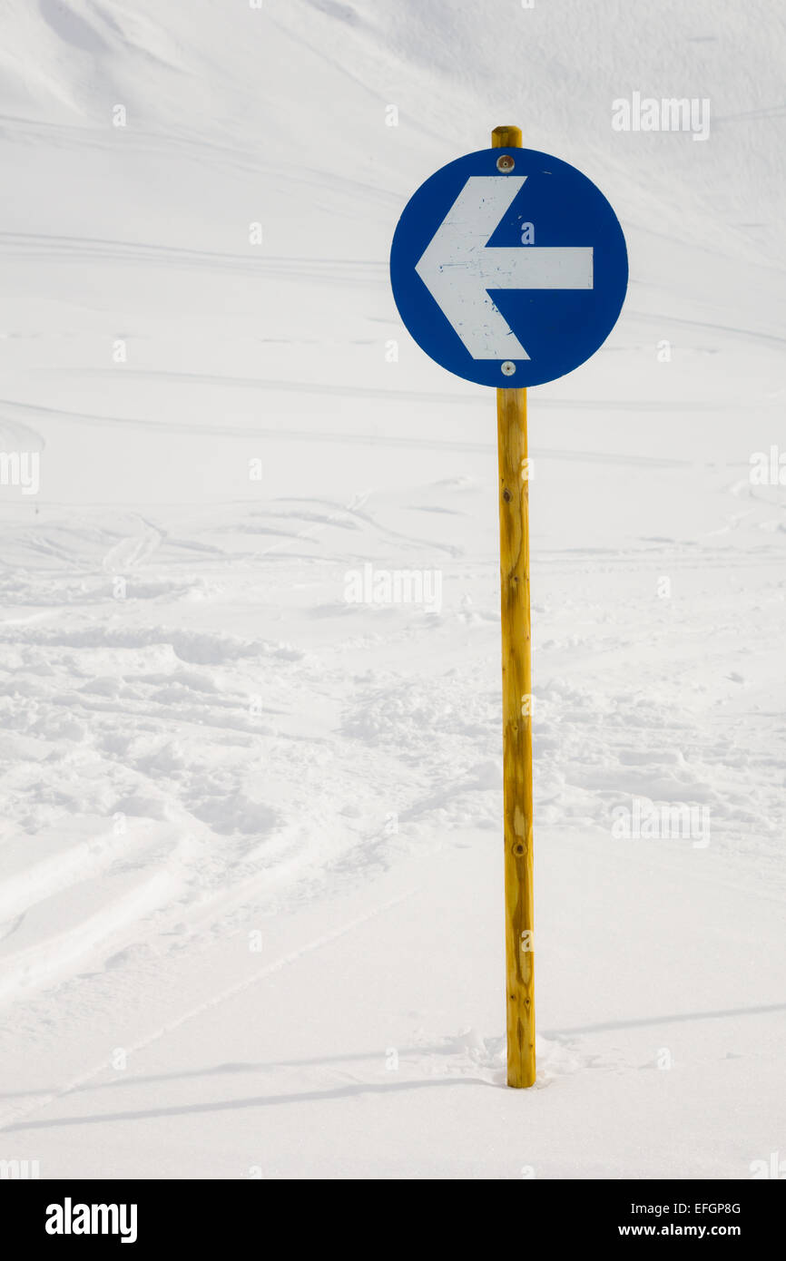 Slope sign hi-res stock photography and images - Alamy