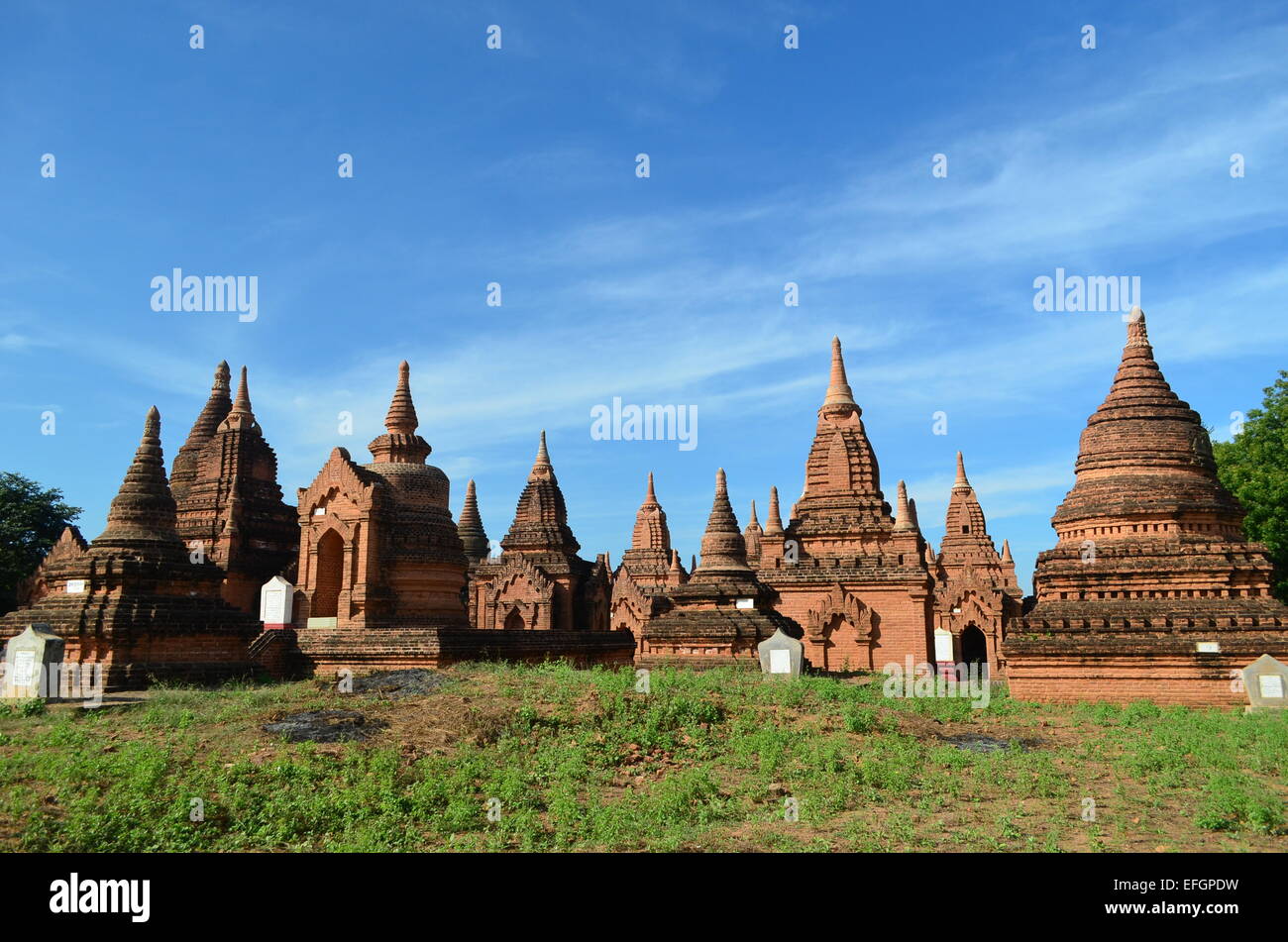 Pagodas in Bagan Stock Photo - Alamy