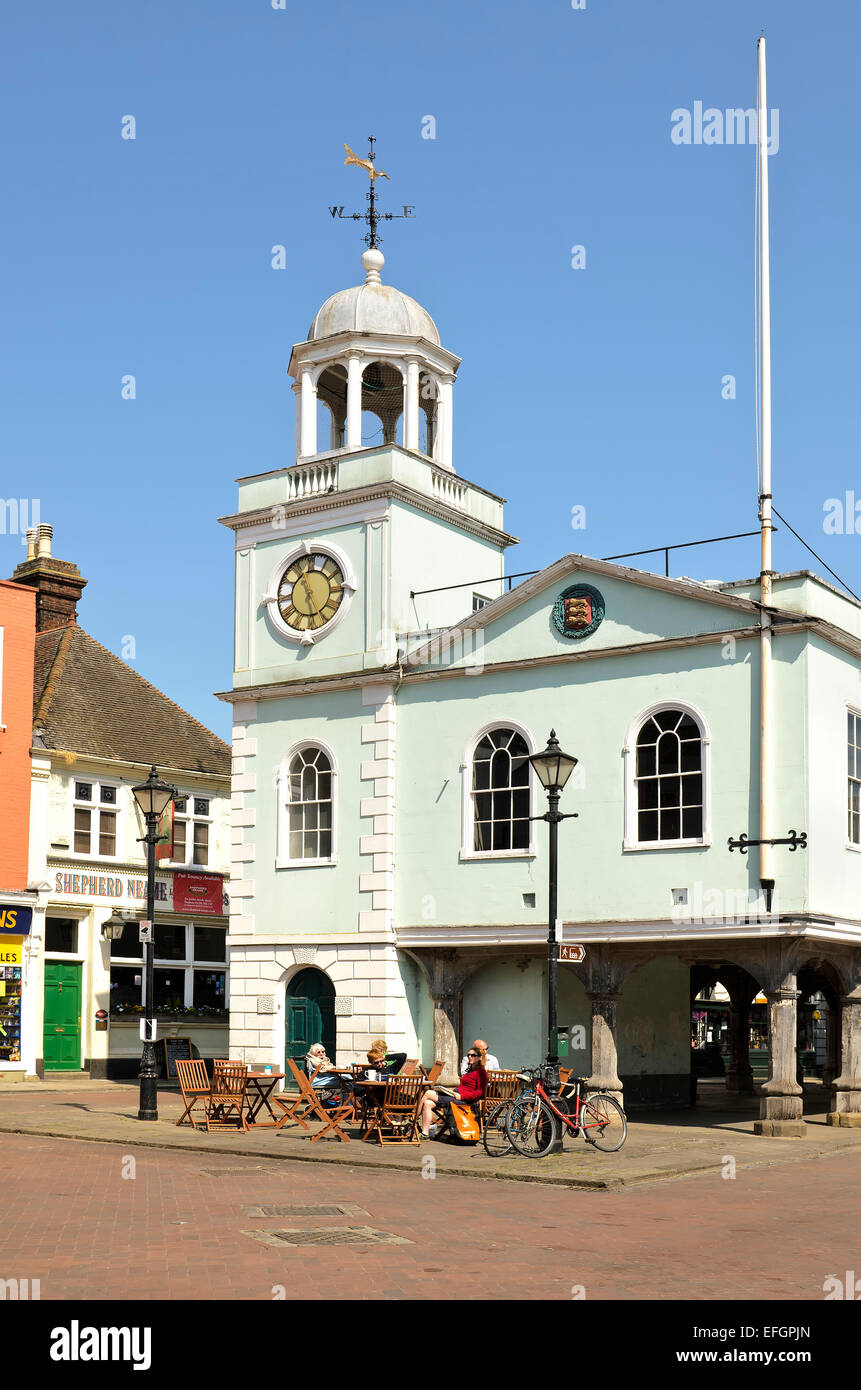 the guildhall Faversham in market place the town square built in 1574 ...