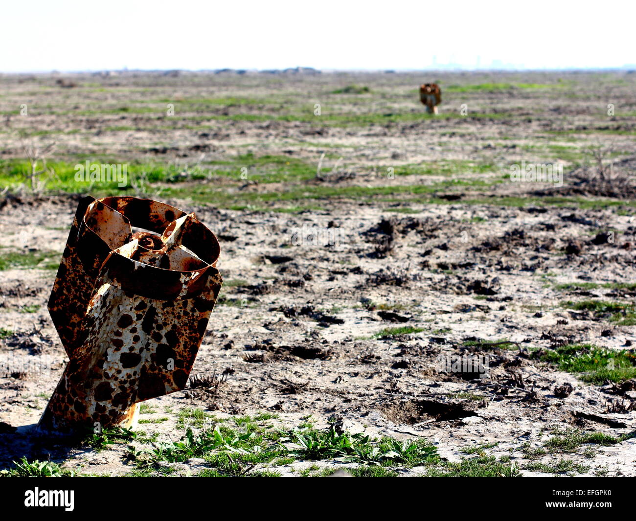 Unexploded bombs in Iraq Stock Photo - Alamy