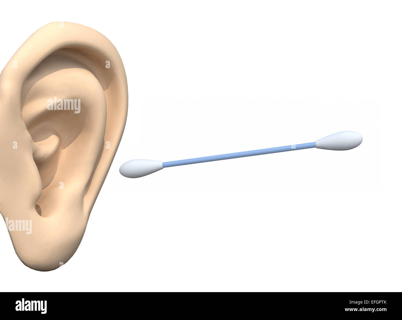 Ear pick on white hi-res stock photography and images - Alamy