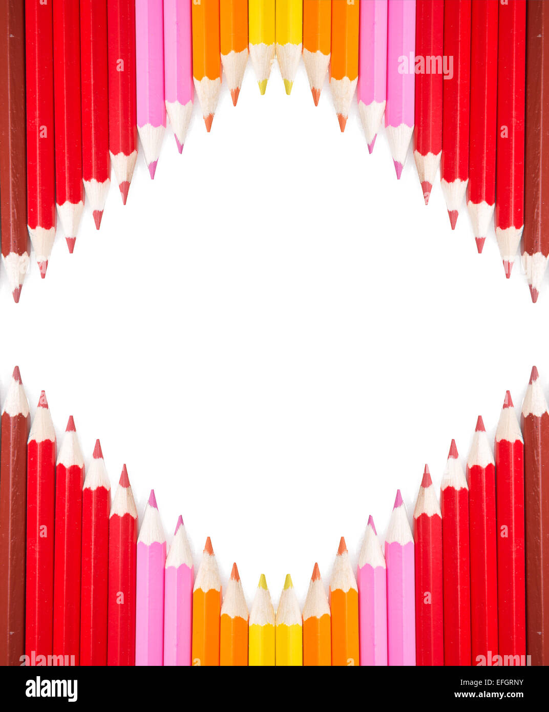 Colored pencils, middle frame depicts Stock Photo - Alamy