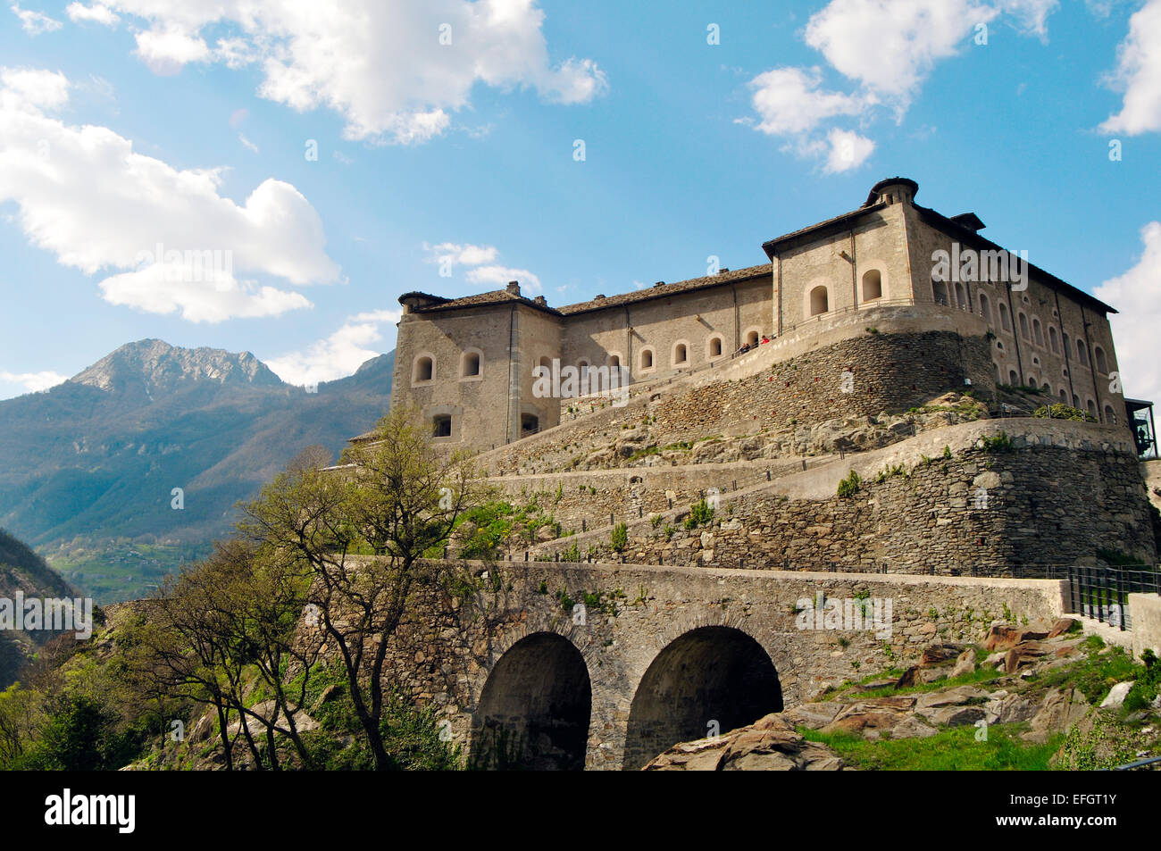 Aosta valley, italy castle hi-res stock photography and images - Alamy