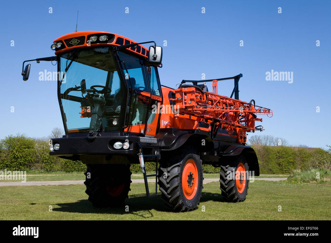 Crop Sprayer. A new SAM Vision 3.0 self propelled crop sprayer with it ...