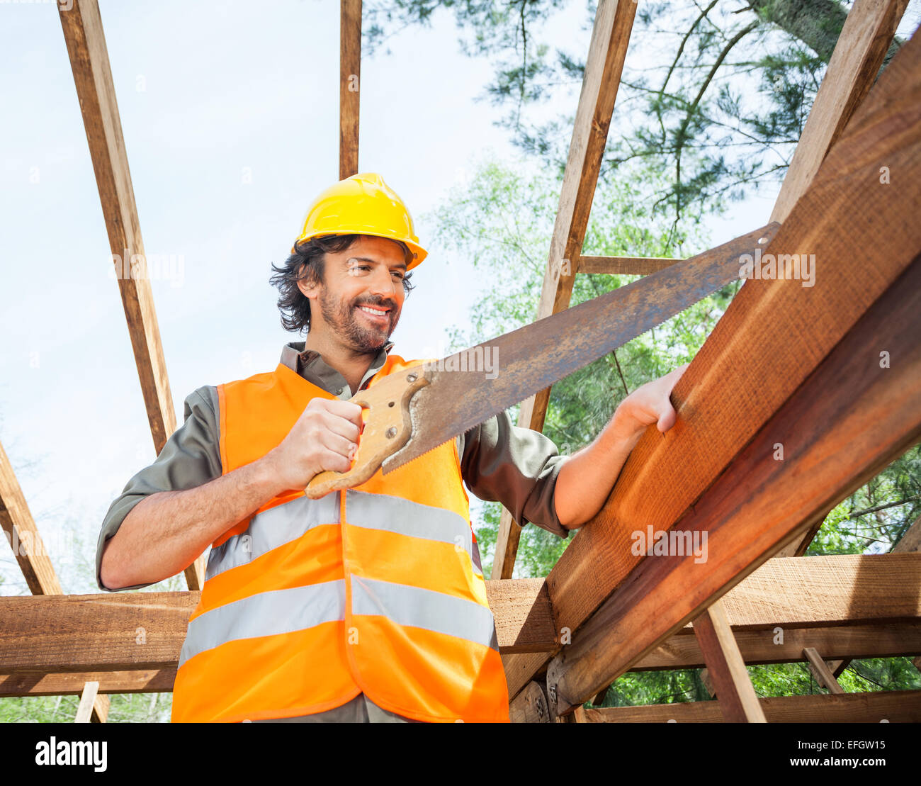 Happy worker hi-res stock photography and images - Alamy