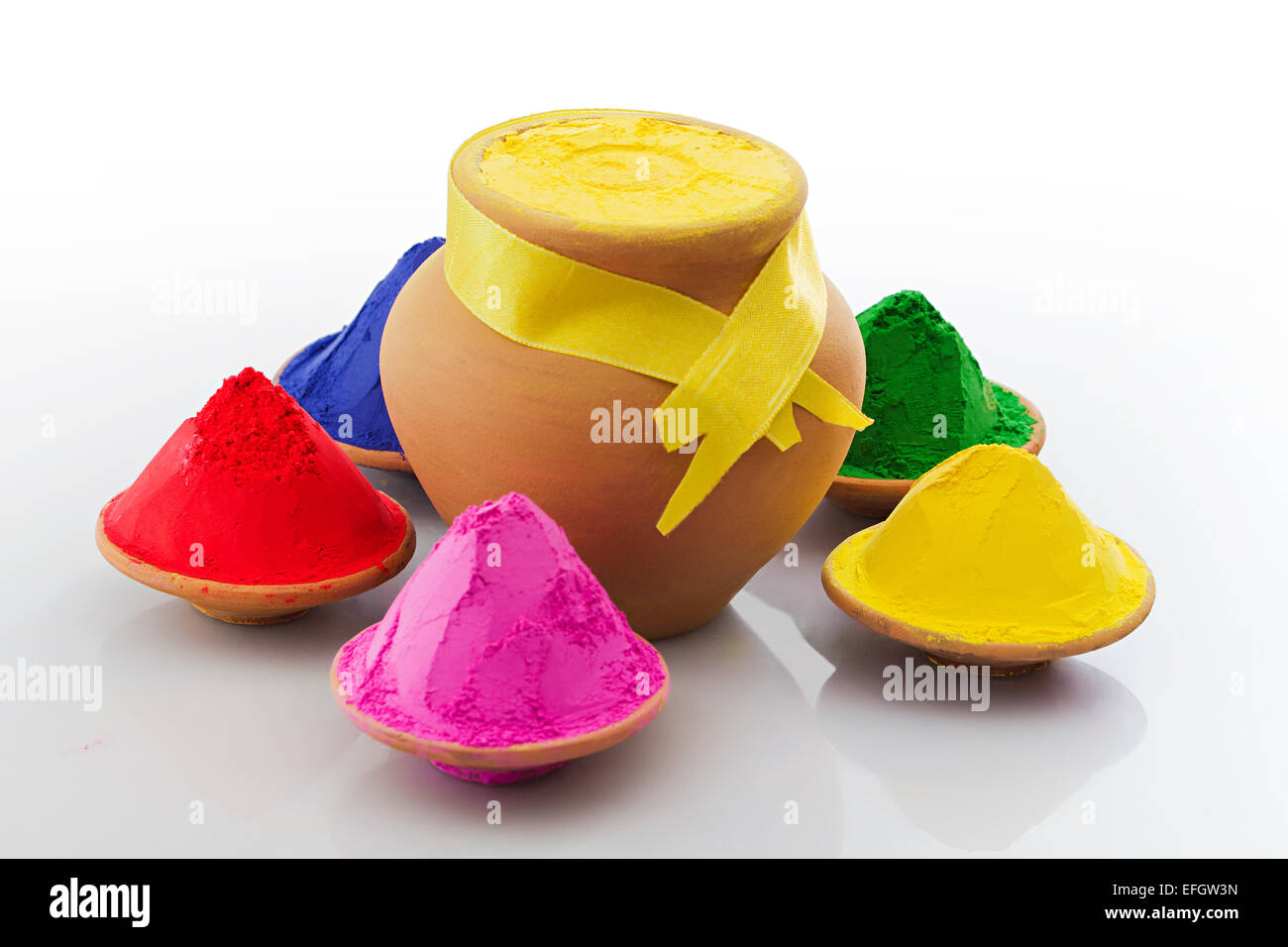 Colourful diyas hi-res stock photography and images - Alamy