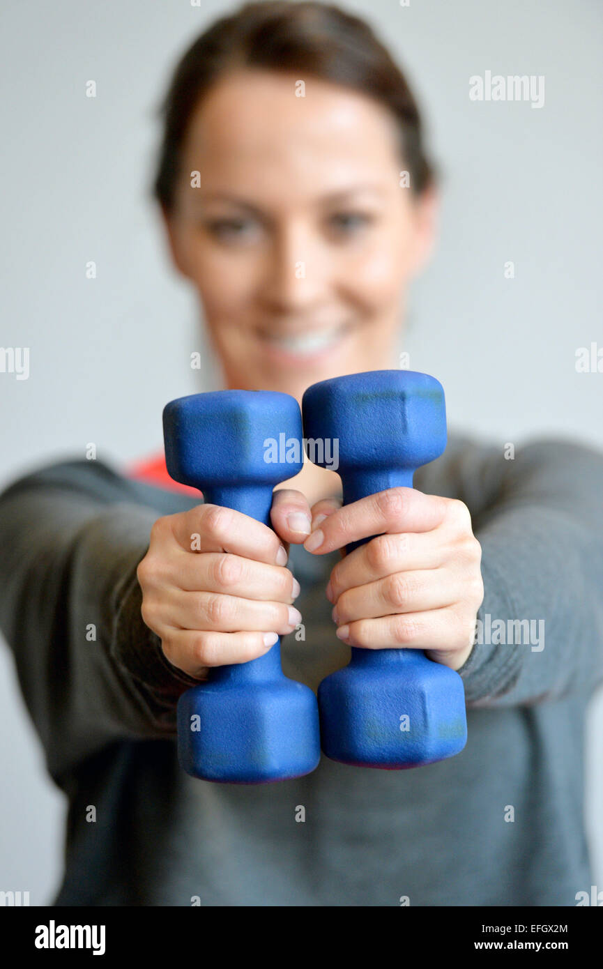 A young woman working out Stock Photo - Alamy