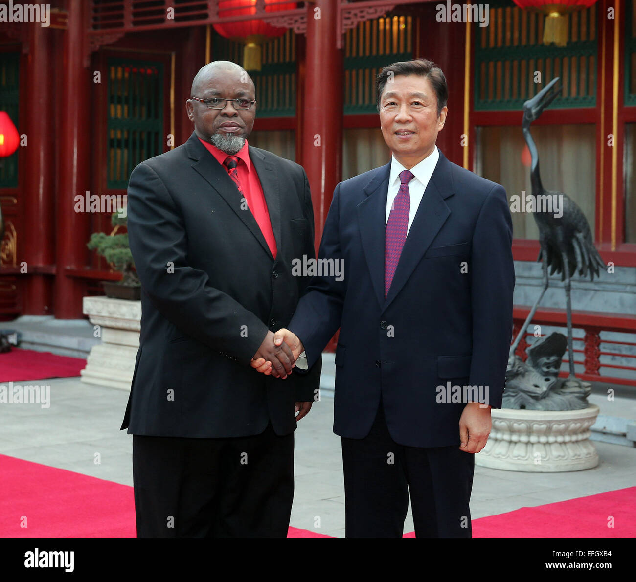 Chinese president visit africa hi-res stock photography and images - Alamy