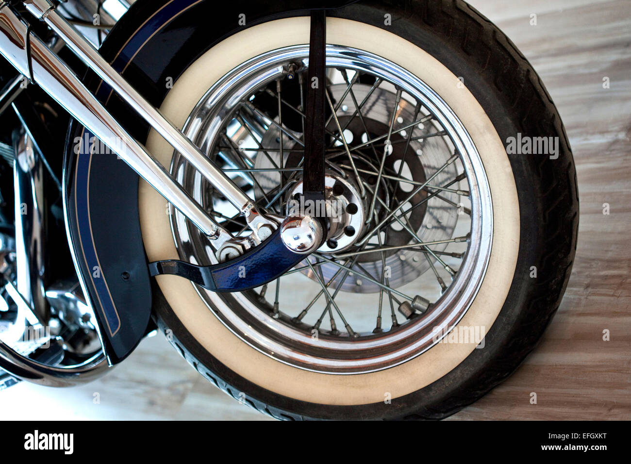 Wheel of a motorcycle Stock Photo - Alamy