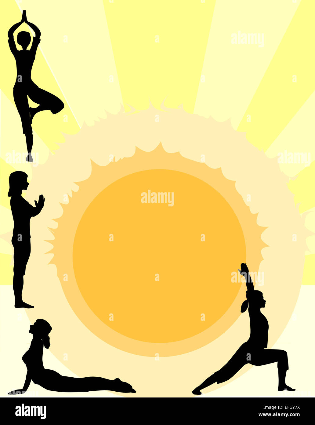 Yoga poster hi-res stock photography and images - Alamy