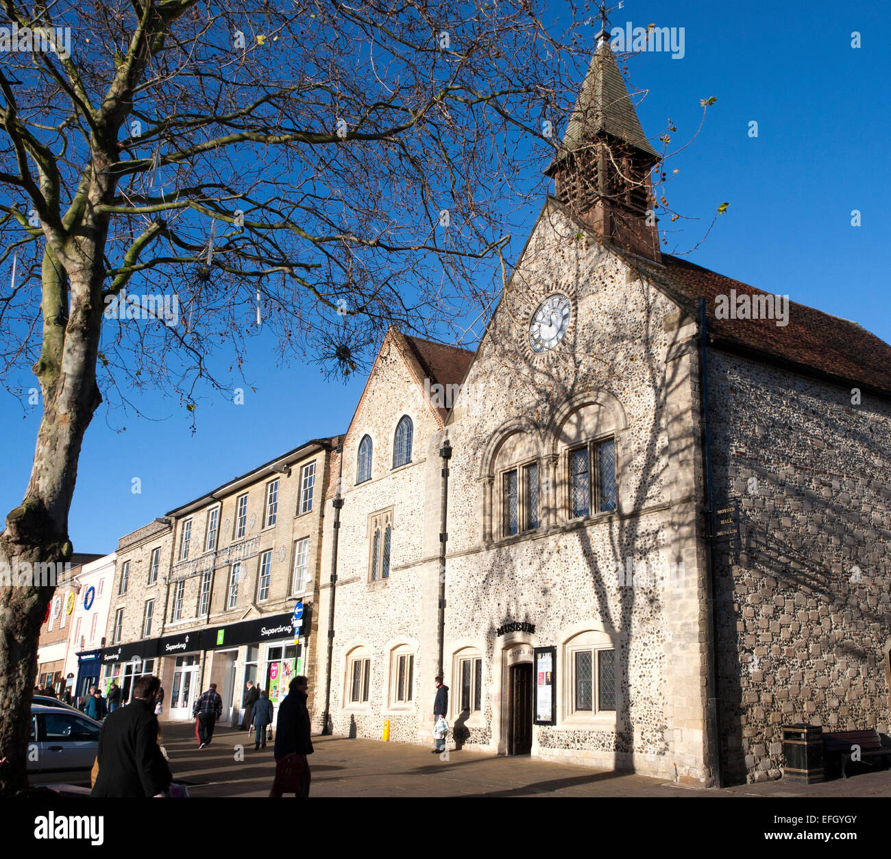 Moyse's Hall Museum, Bury St Edmunds, Suffolk, England, UK Stock Photo ...