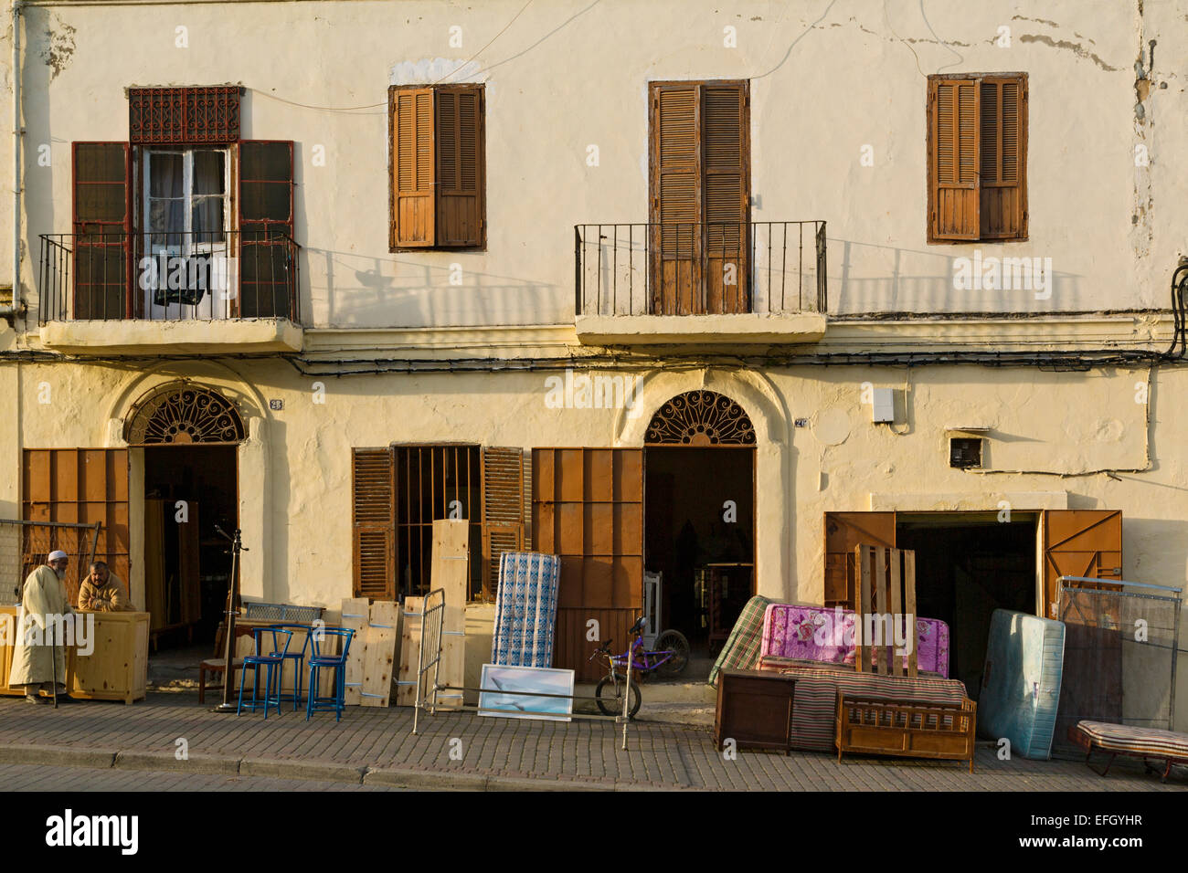 Stores, Grand Socco, Tangier, Morocco Stock Photo - Alamy