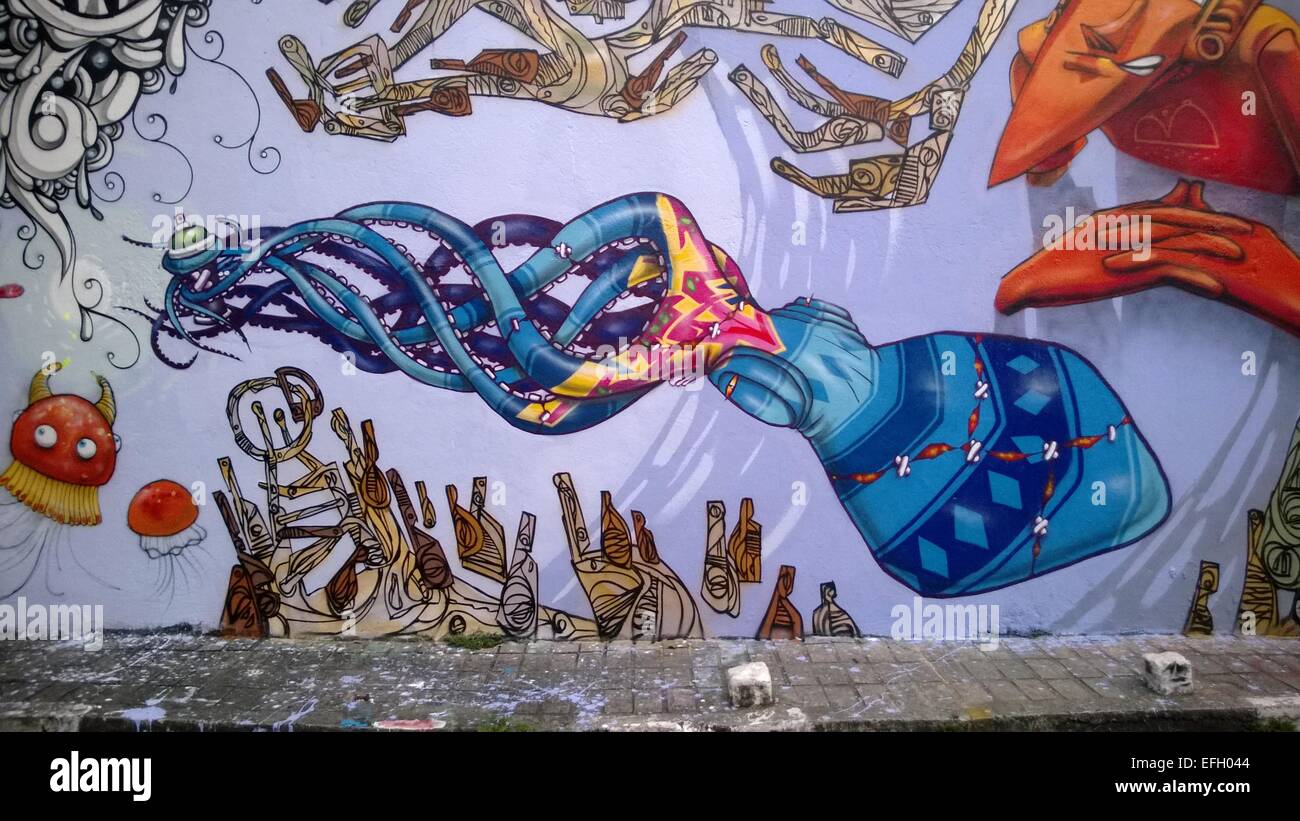 Octopus Graffiti High Resolution Stock Photography and Images - Alamy