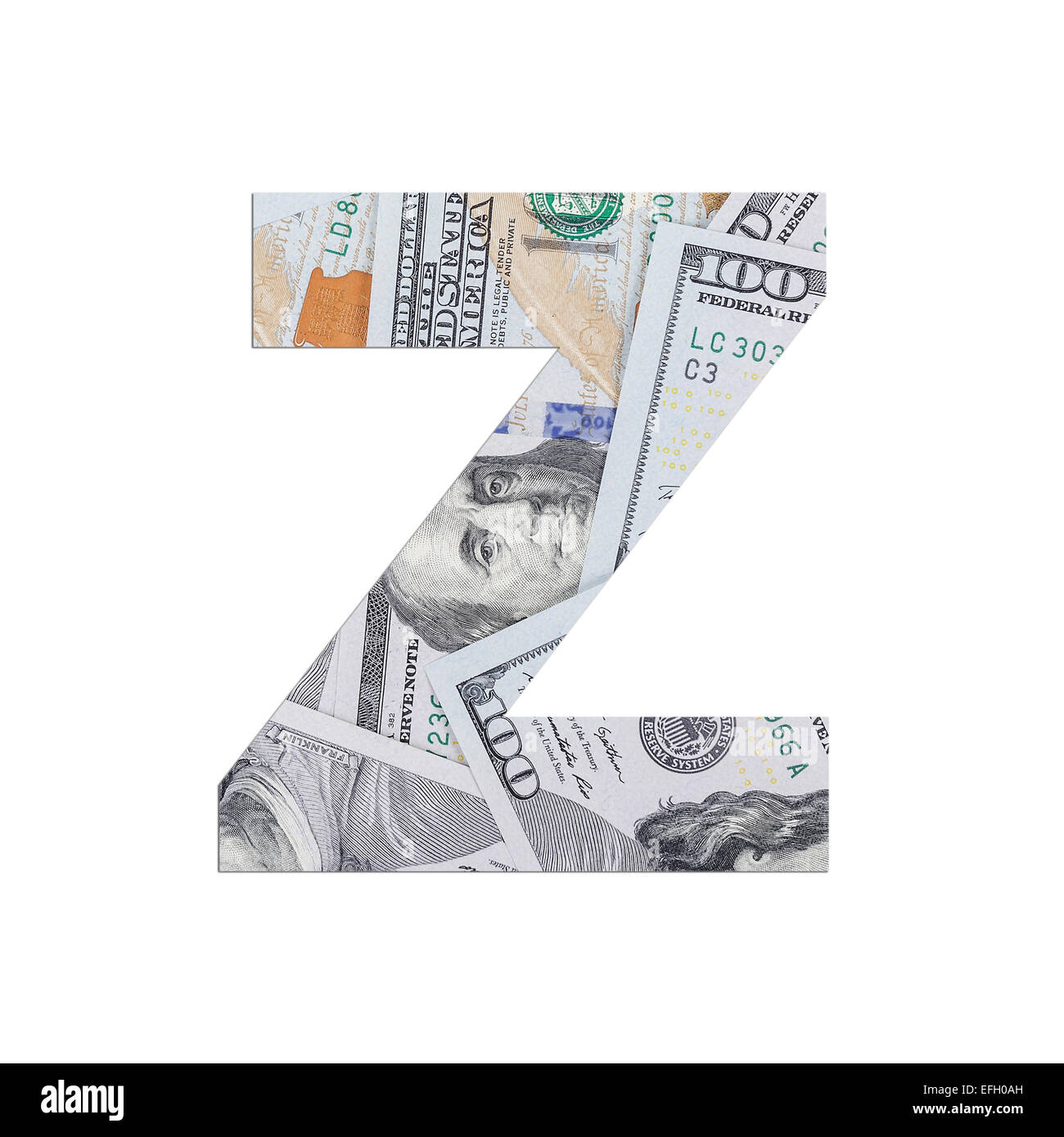 Alphabetic letter Z Stock Photo - Alamy