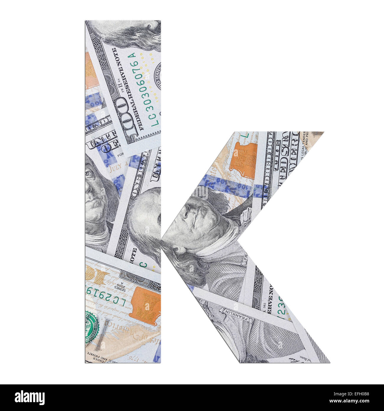 Alphabetic letter K Stock Photo - Alamy