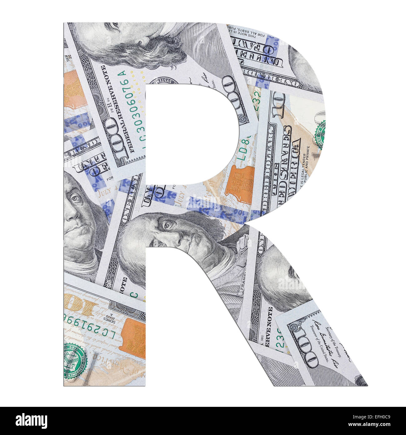 Alphabetic letter R Stock Photo - Alamy