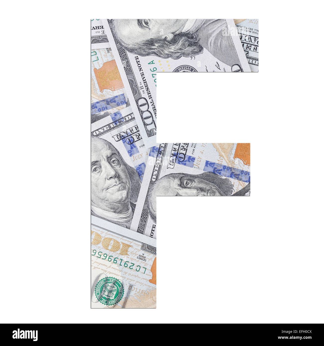 Alphabetic letter F Stock Photo - Alamy