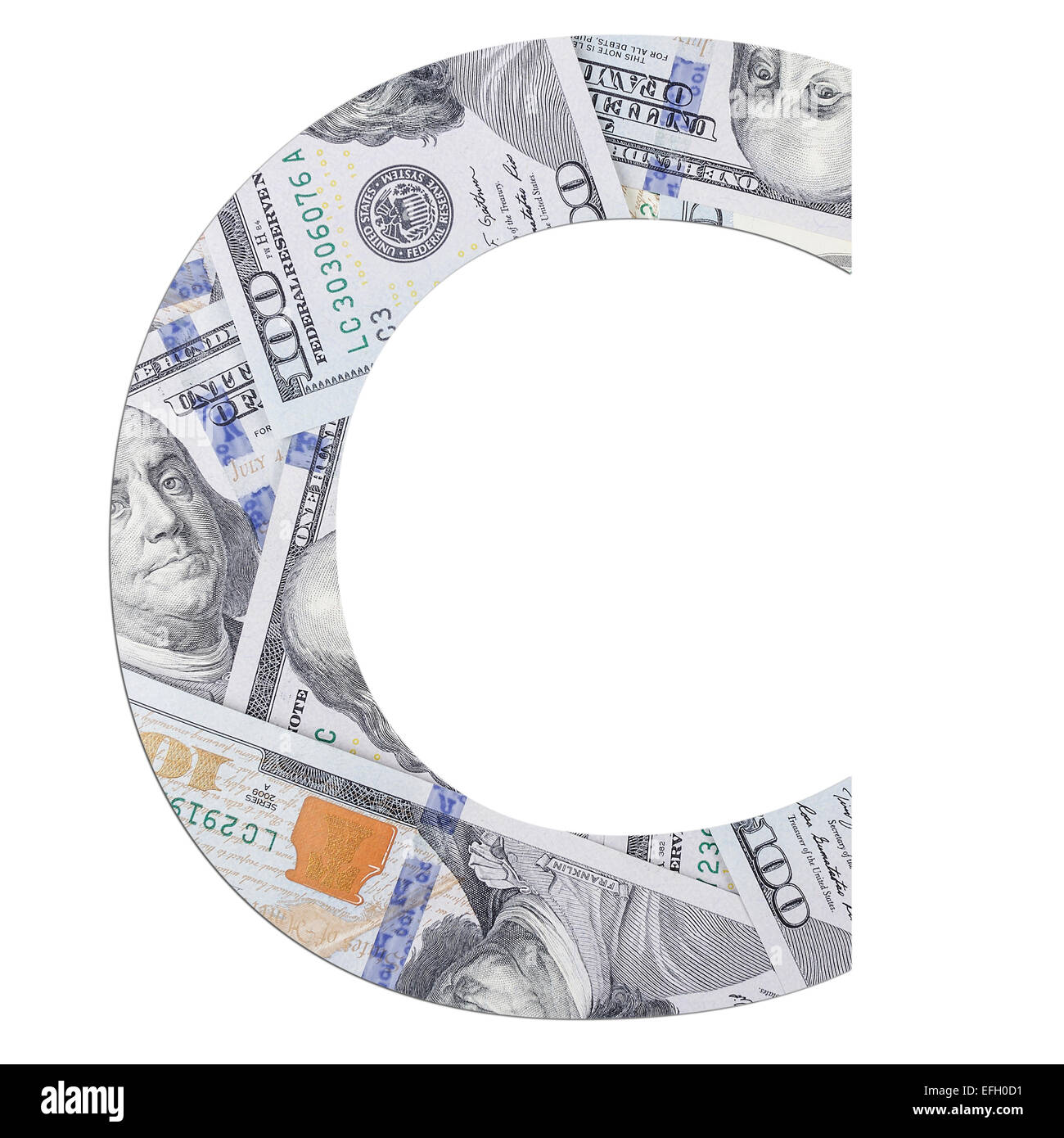 Alphabetic letter C Stock Photo - Alamy