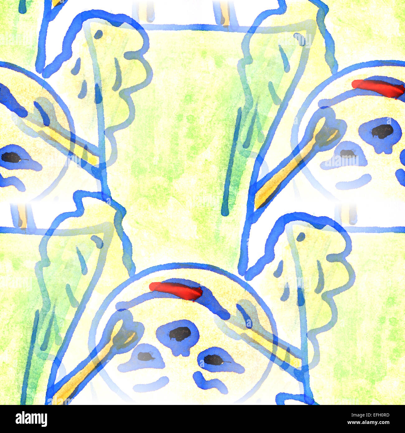 Mural background seamless pattern girl background texture wallpaper ...