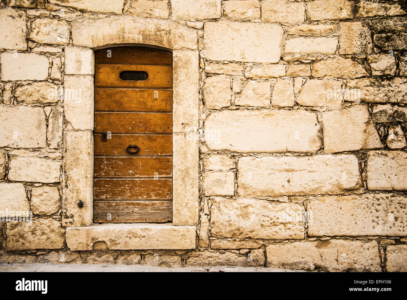 italian door in small village, Italy Stock Photo - Alamy
