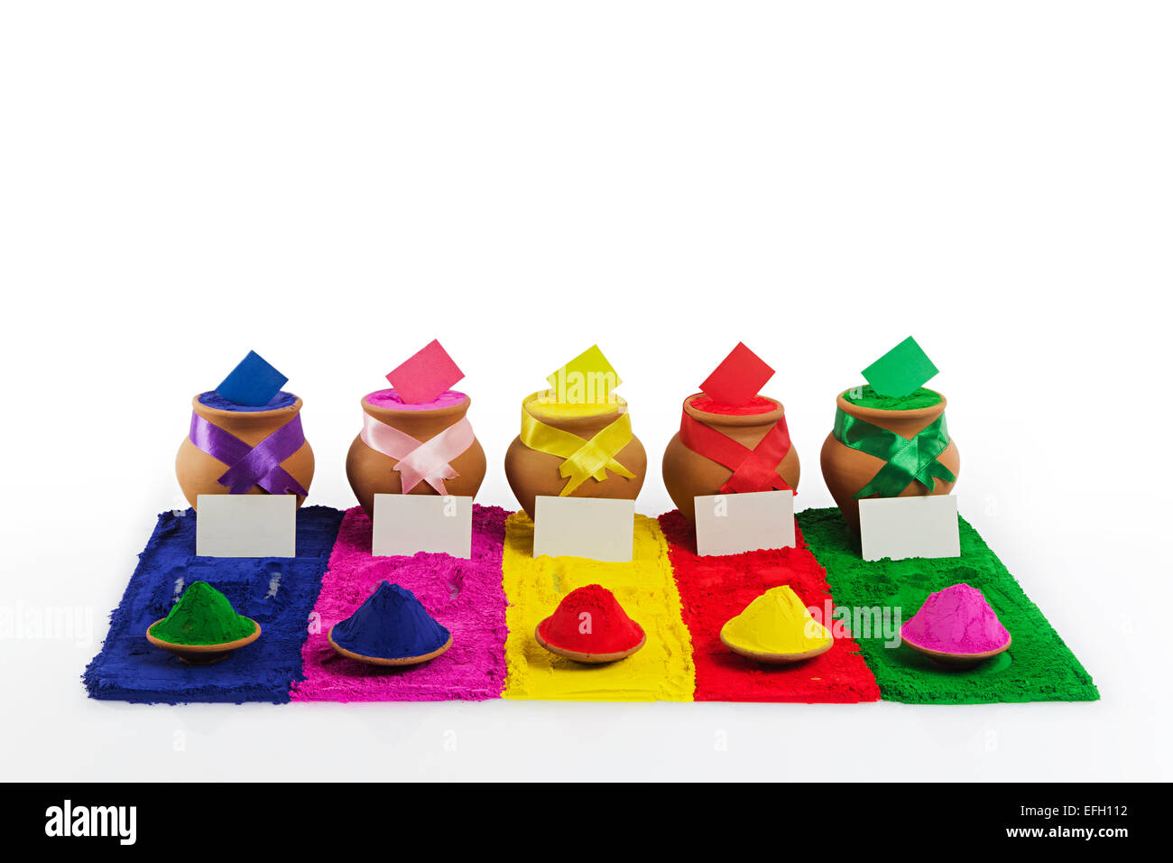 indian Festival holi Color Message Board Greeting Nobody Stock Photo ...