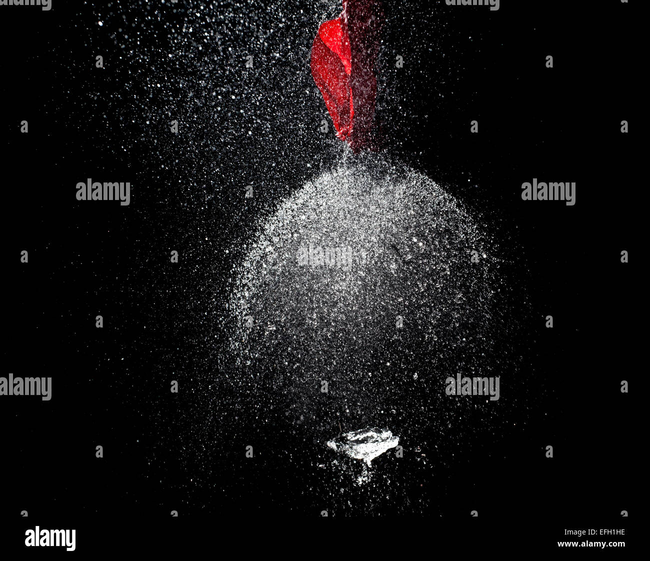 explosion of balloon full of water high speed photography Stock Photo ...