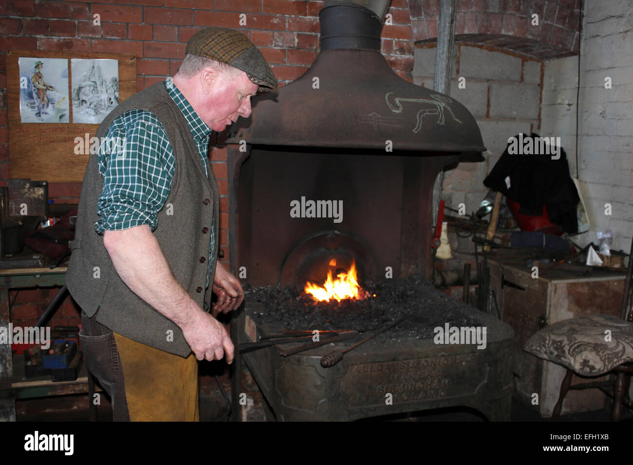 Blacksmith Forge Wallpaper