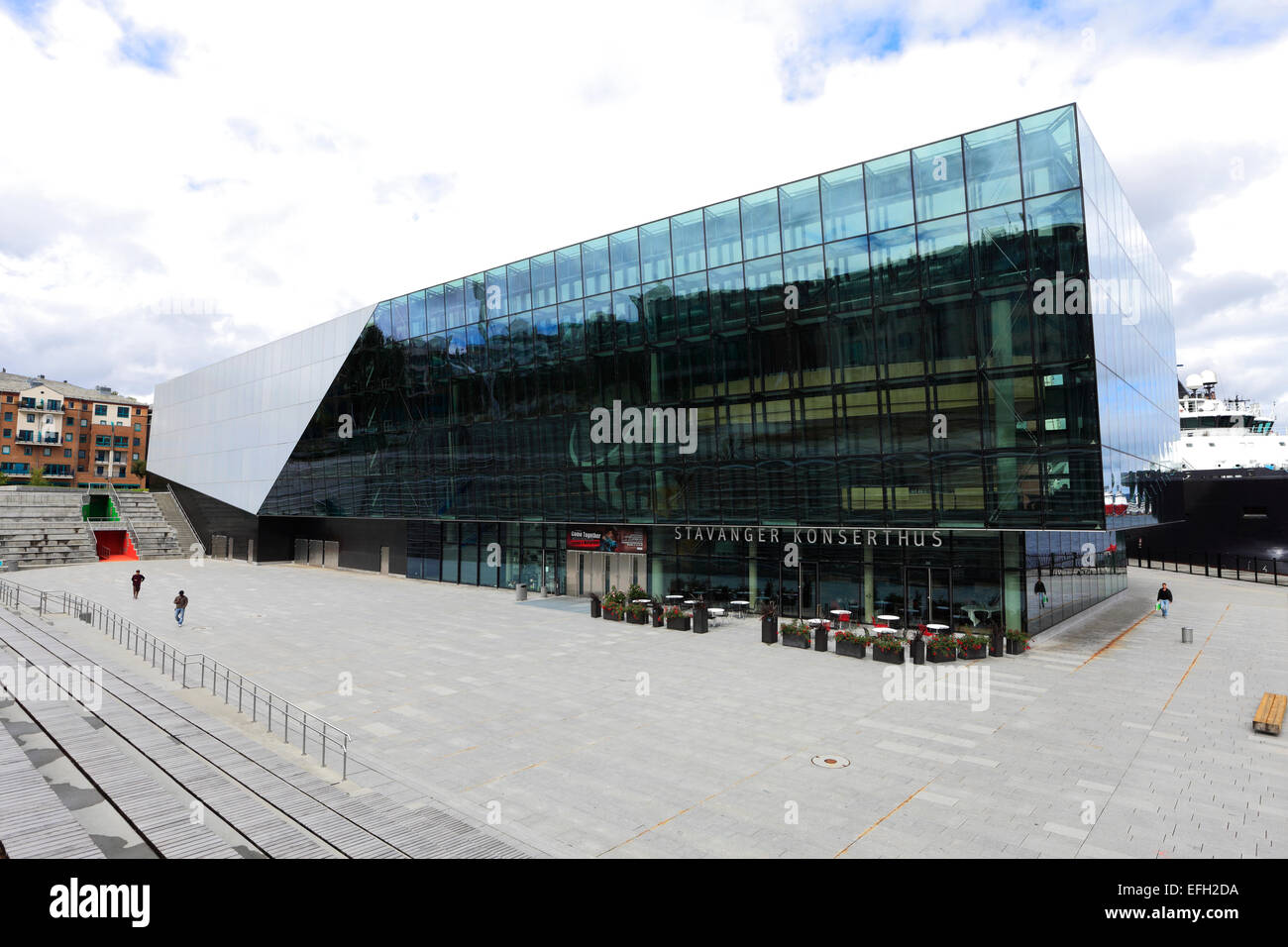 The New Concert Hall building, Stavanger town, Western Fjords, Norway ...