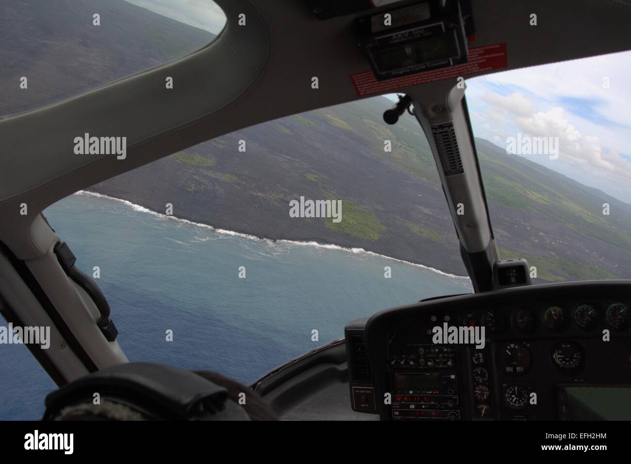 Flying over Hilo Hawaii Stock Photo - Alamy