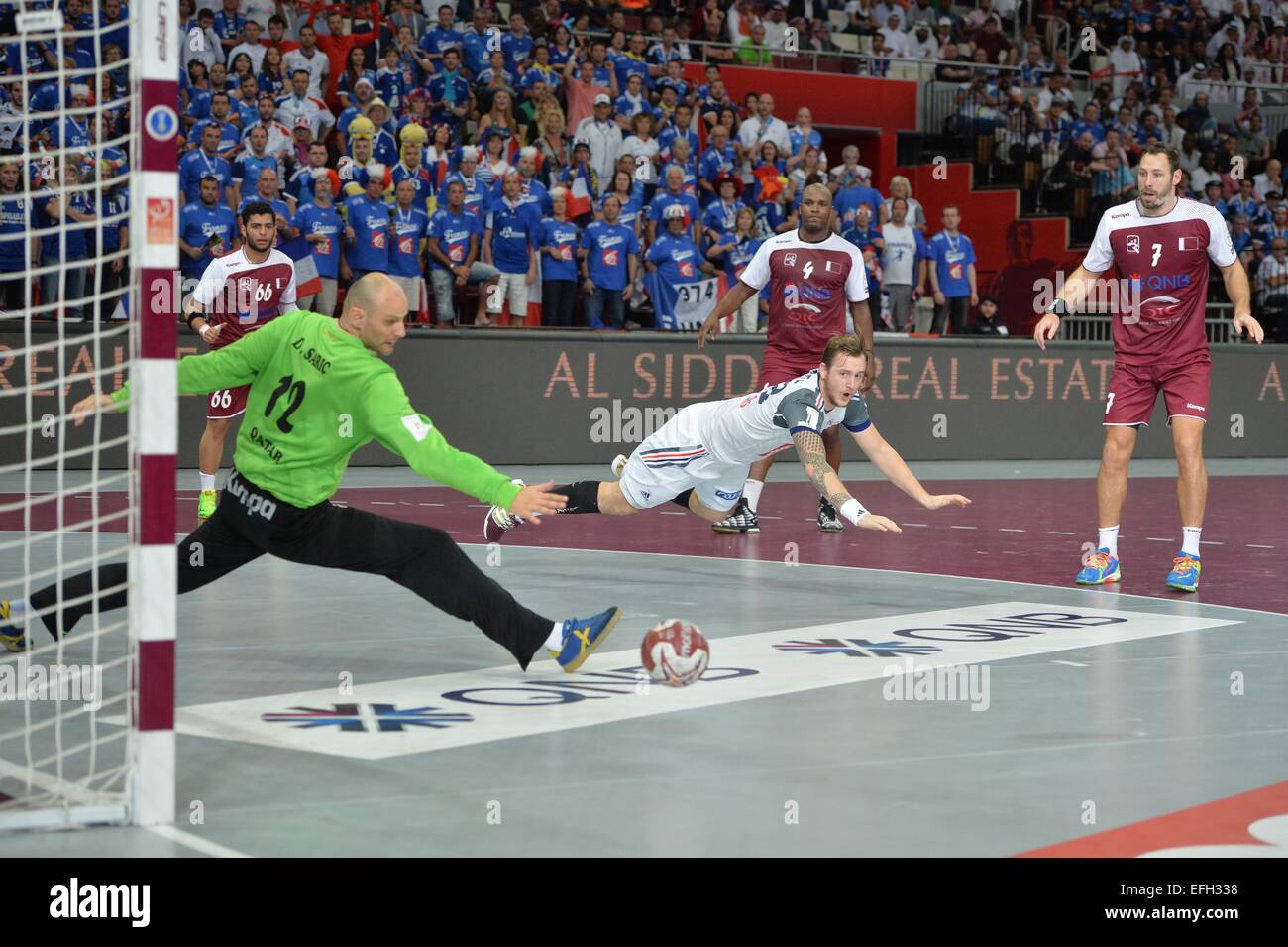01.02.2015. Qatar, UAE. IHF Mens World Championships Handball final ...
