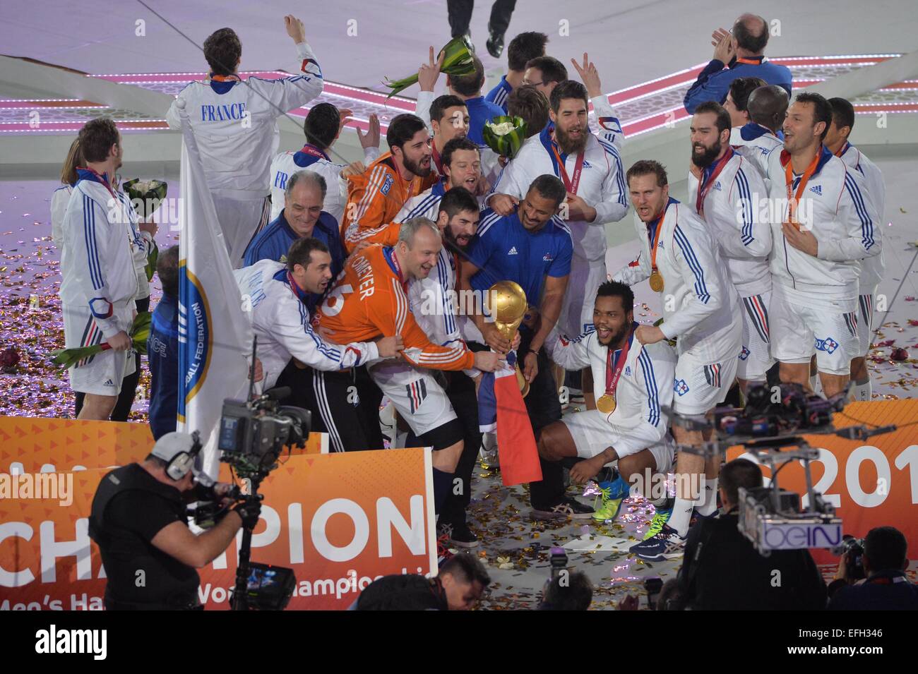 Mens world championship handball winners hi-res stock photography and ...