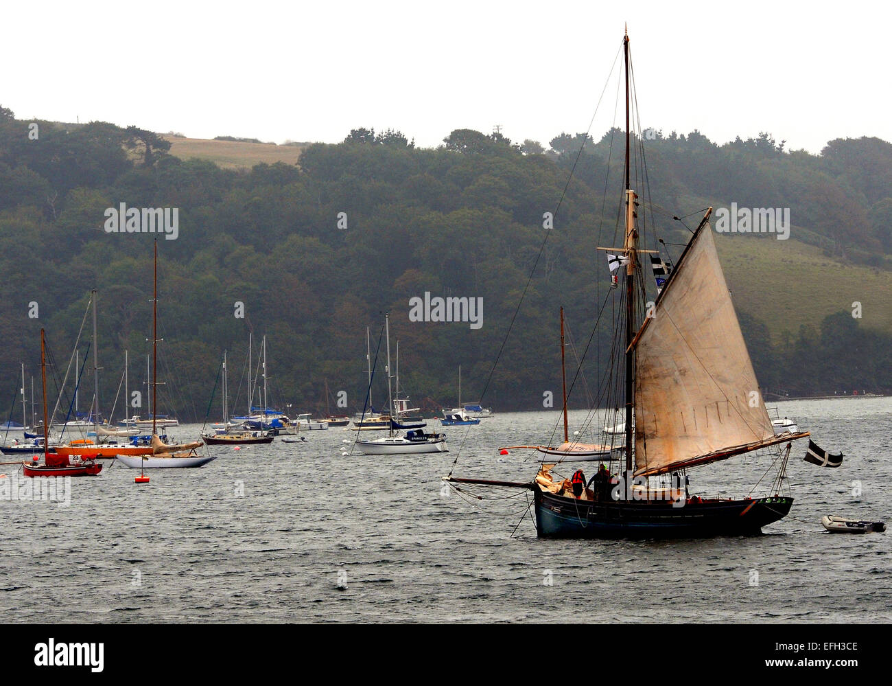 Fishing boat sets sail hi-res stock photography and images - Alamy