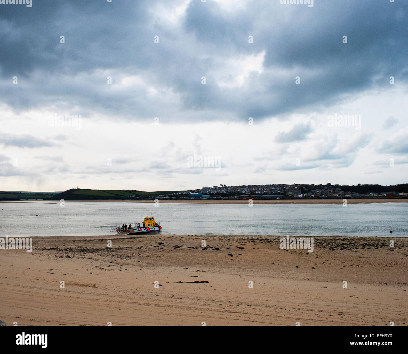 Exclusive village of Rock North Cornwall Stock Photo - Alamy
